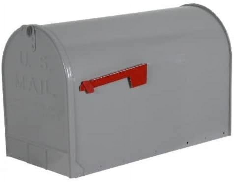 New Solar Group Jumbo Size Steel Rural Mailbox ST200000, Gray - Walmart.com