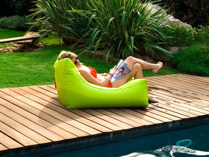 New Solstice 15010L SunSoft Fabric Lime Inflatable Lounge Chair Pool ...