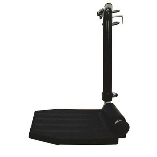 New Solutions FRB412L Top Latch Footrest Black Hemi Pin Spacing Left ...