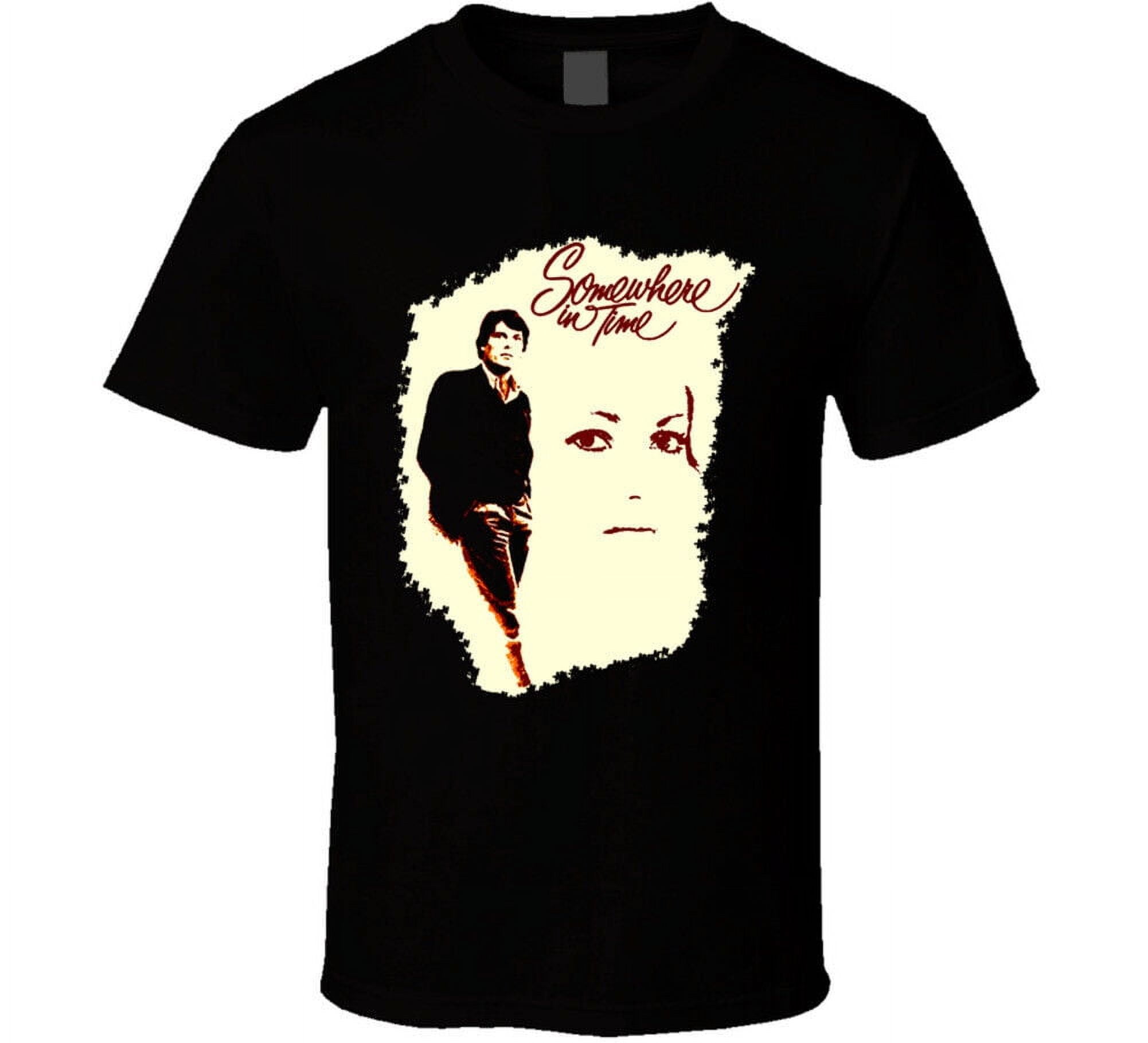 New Somewhere In Time 80S Movie T Shirt,black - Walmart.com