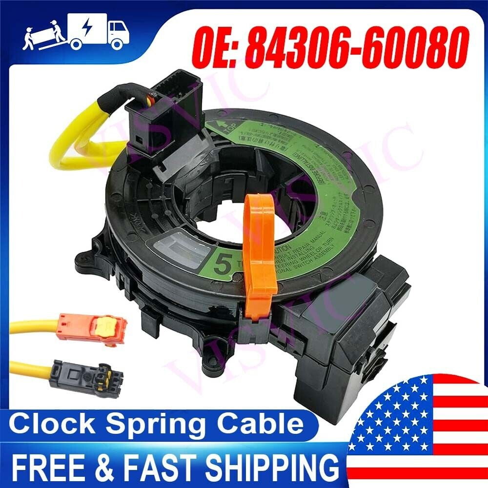 New Spiral Cable Clock Spring 84306-60080 for 4Runner FJ Cruiser Lexus ...