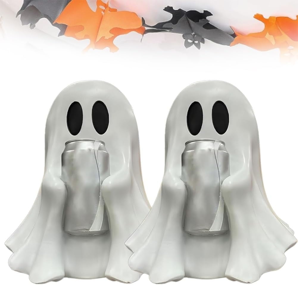 New Spooky Coke Ghost, Halloween Coke Ghost, Cute Drink Can Holder ...