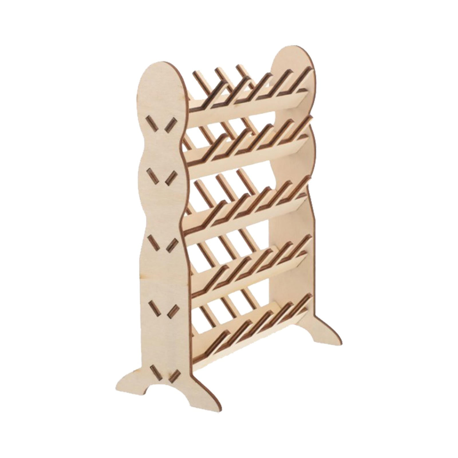 New Spools Wooden Thread Rack/Thread Holder Organizer for Embroidery ...