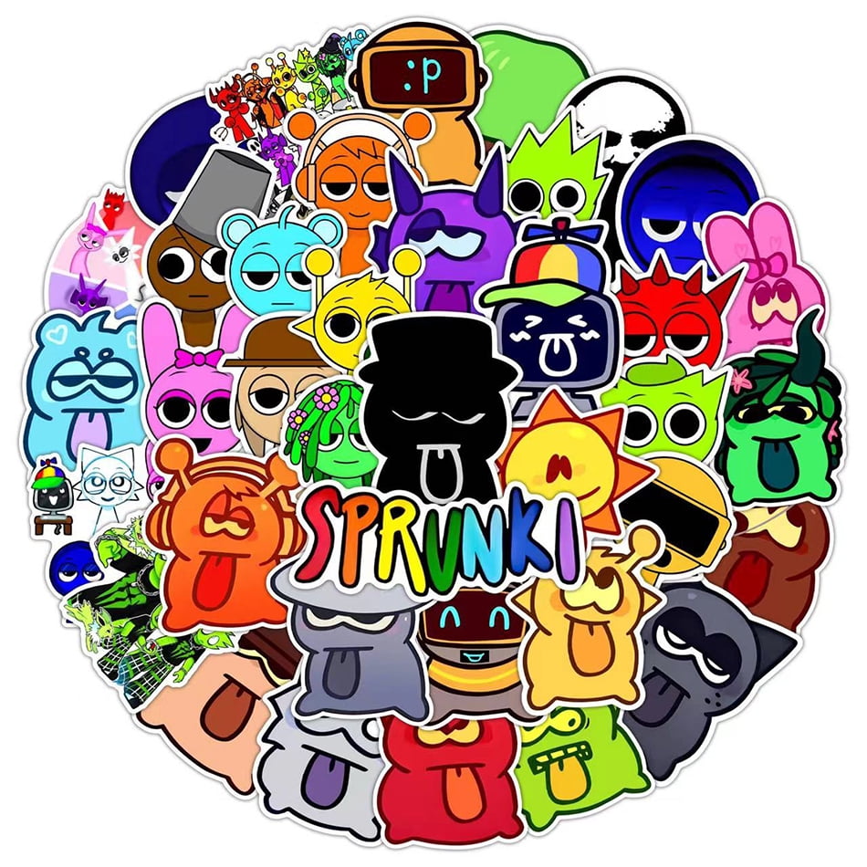 New Sprunki Plush Horror Game Toys Cartoon Cute Soft Stuffed Pillow For ...