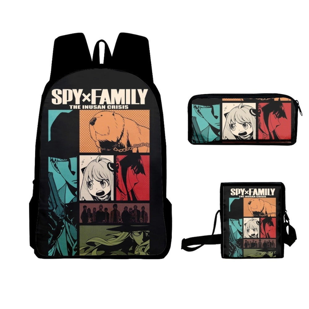 New Spy x Family Anime Merchandise Backpack Cute Shoulder Bag Pencil ...