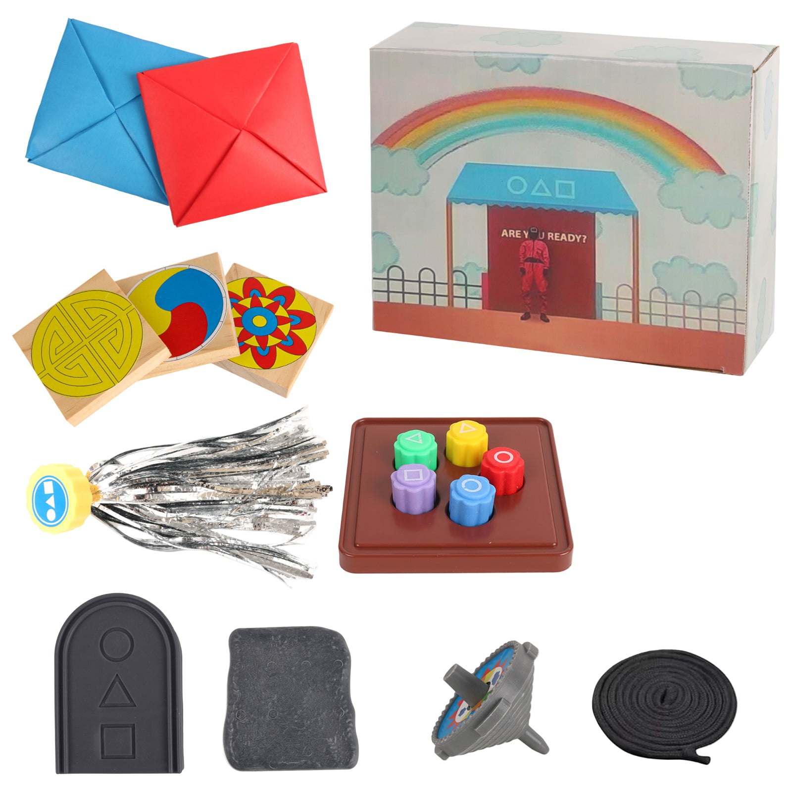 New Squid - Game Toys! Traditional Korean Folk Game Set – Gonggi, Jebi ...