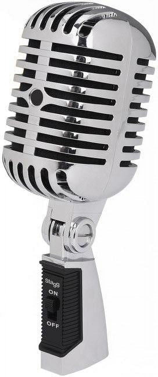 New Stagg SDMP40CR Vintage Style Dynamic Vocal Microphone Elvis Style ...