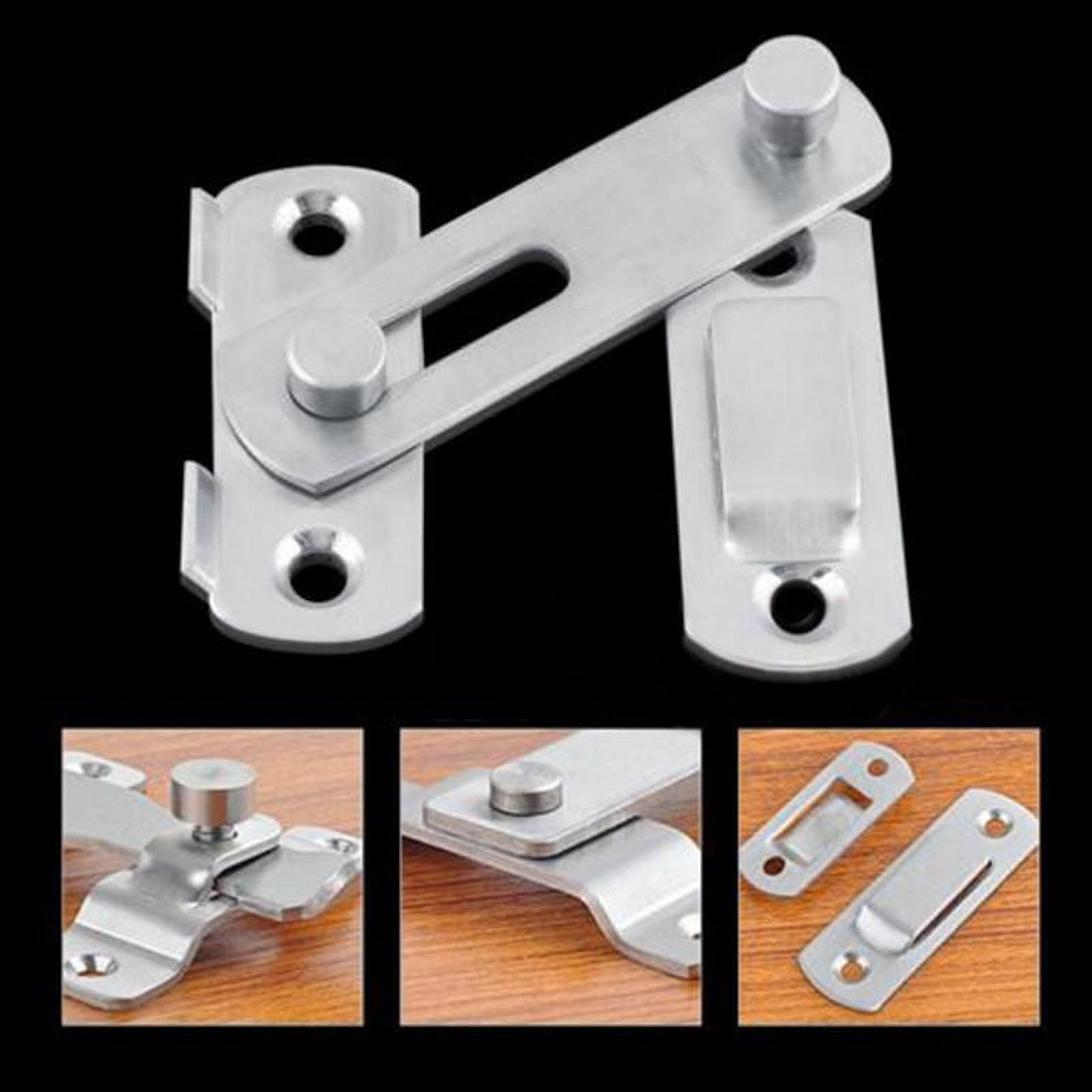 New Stainless Steel Door Latch Sliding Lock Buckle Pet Cage Gate Safety ...