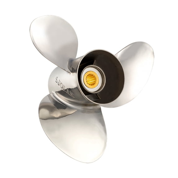 New SS Propeller 14-3/4 x 20 15-Spline 3-Blade RH Compatible with OMC I ...