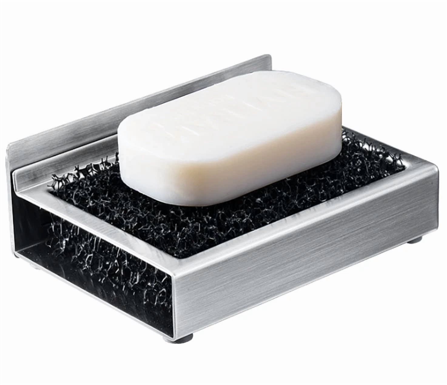 New Stainless Steel Soap Holder Cup Dish Strong Viscose Box Soap ...