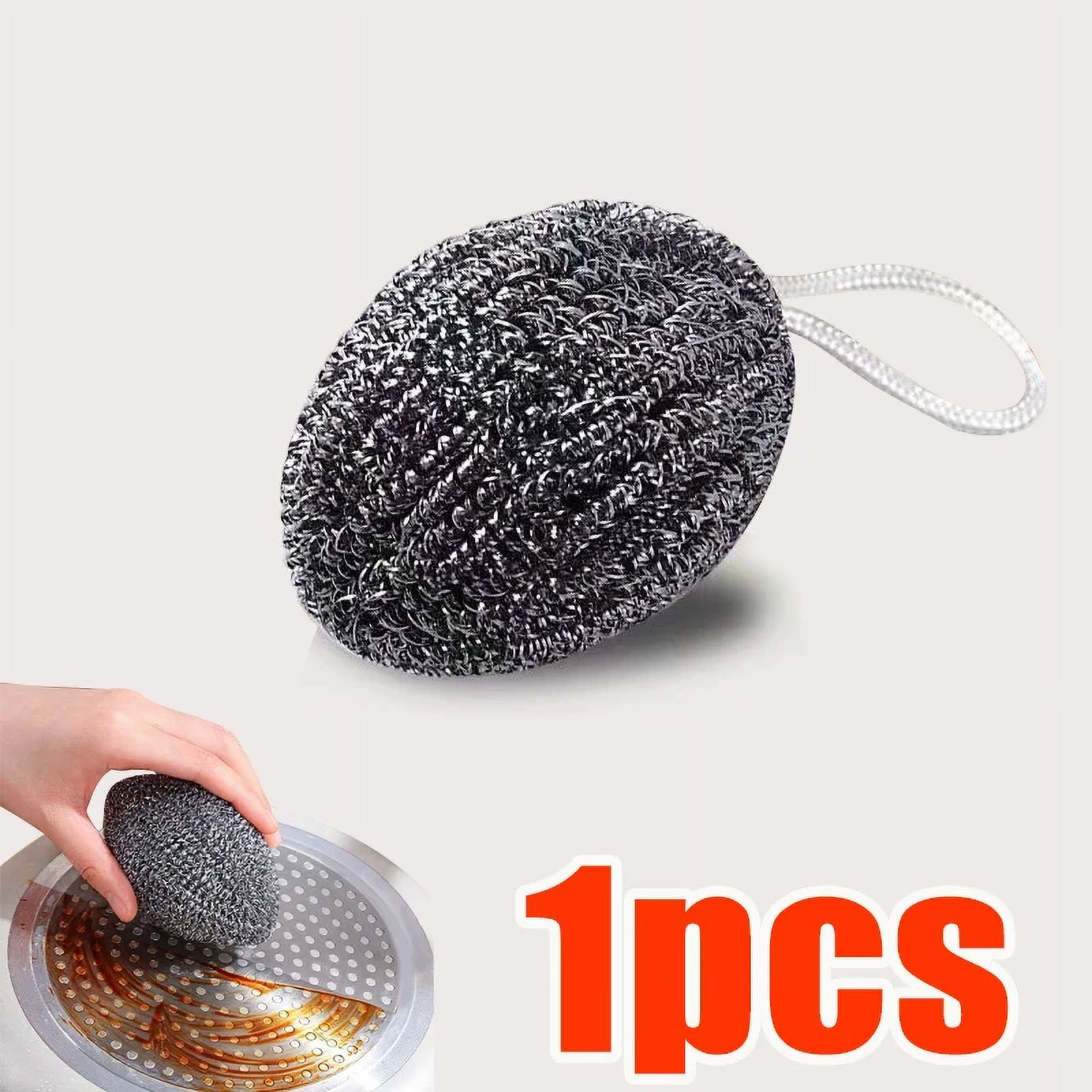 New Stainless Steel Wire Balls Metal Dishwashing Clean Ball Scrubbers ...