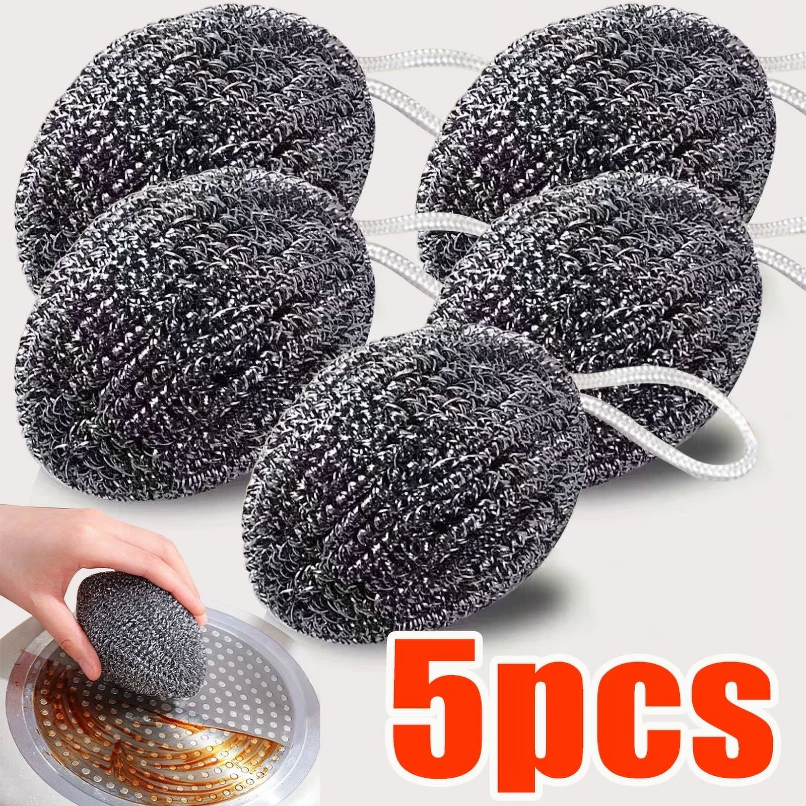 New Stainless Steel Wire Balls Metal Dishwashing Clean Ball Scrubbers ...
