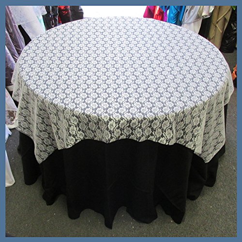 New Star Fabrics Flower Lace Table Overlay - 58 X 58 inches Classic ...