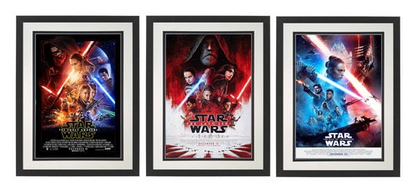 New Star Wars Poster set Finest Quality Prints & Framing - Walmart.com