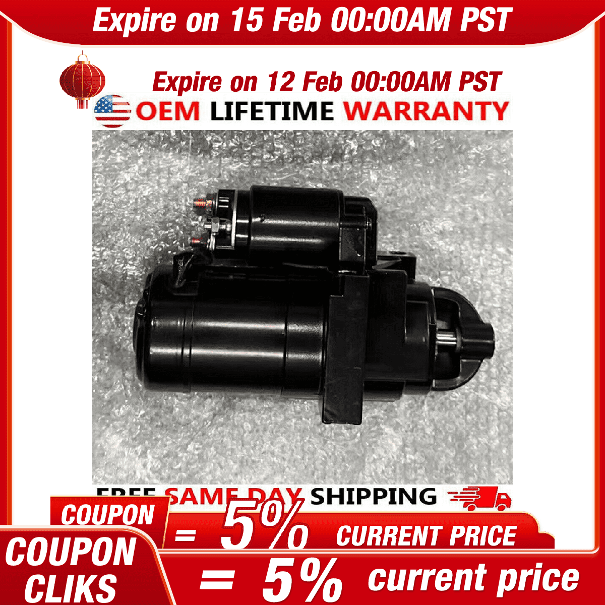 New Starter SAE J1171 Certified Mercruiser & Volvo Penta V6 V8 Engines 1996-2007 - Walmart.com