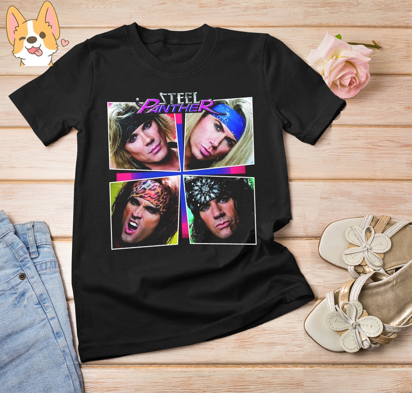 New Steel Panther Band Black Men all size Gift Fans shirt NG794 ...