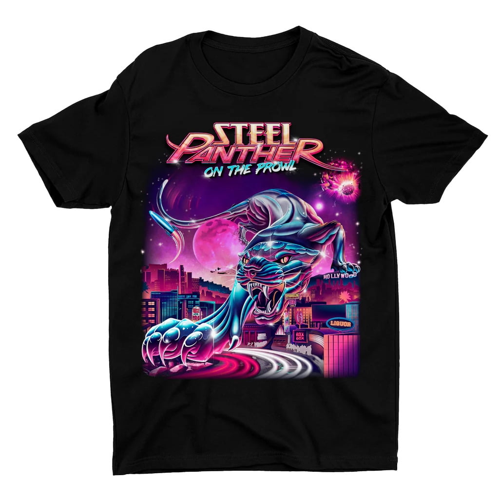 New Steel Panther On The Prowl Black Men Gift Fans shirt all size NG795 ...