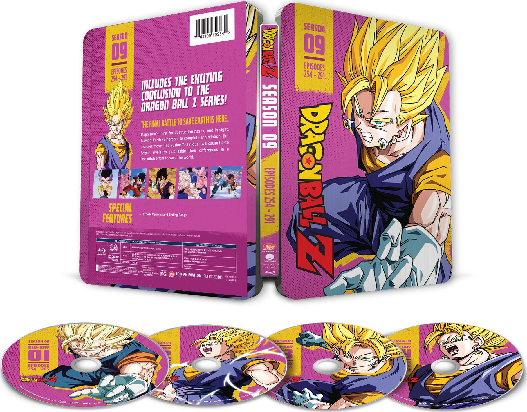 Funimation Prod Dragon Ball Z Blu-ray Collection - 4:3 - Season 9 ...