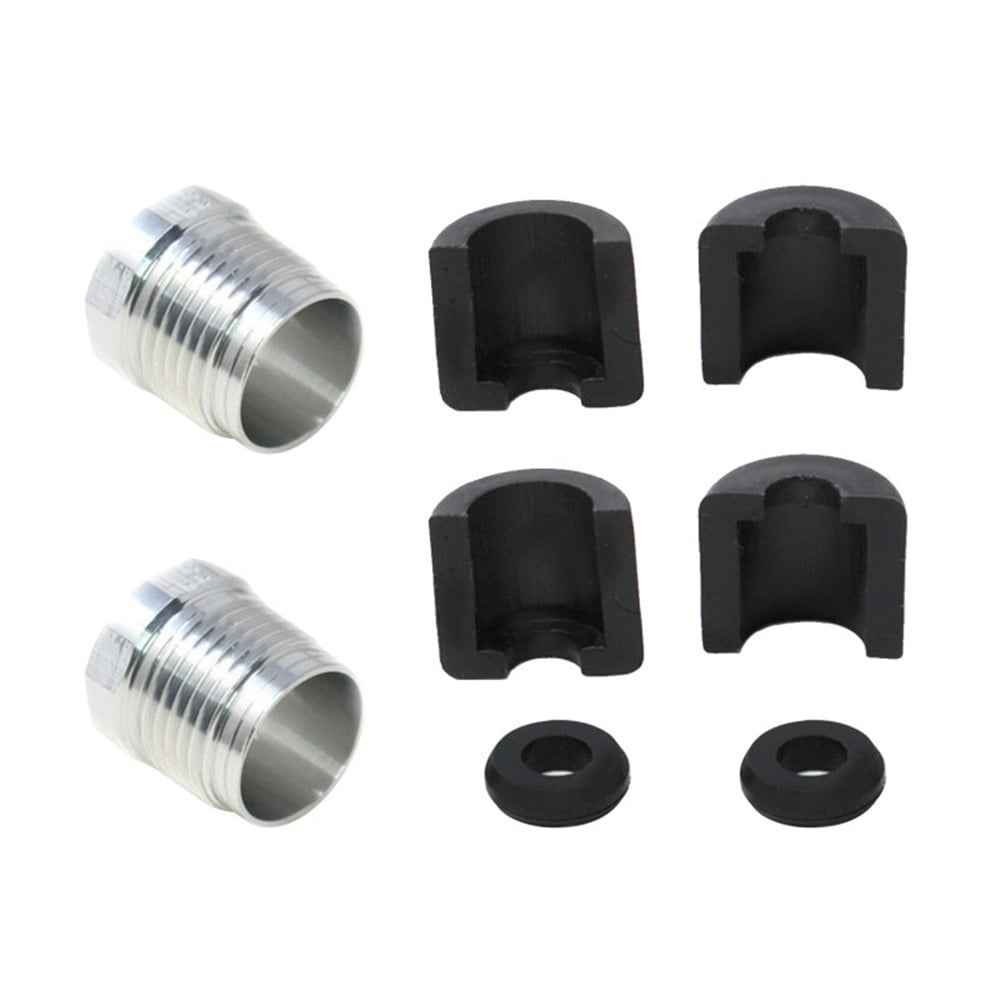 New Steering Reverse Aluminum Billet Cable Lock Nut + Rubber Grommet ...