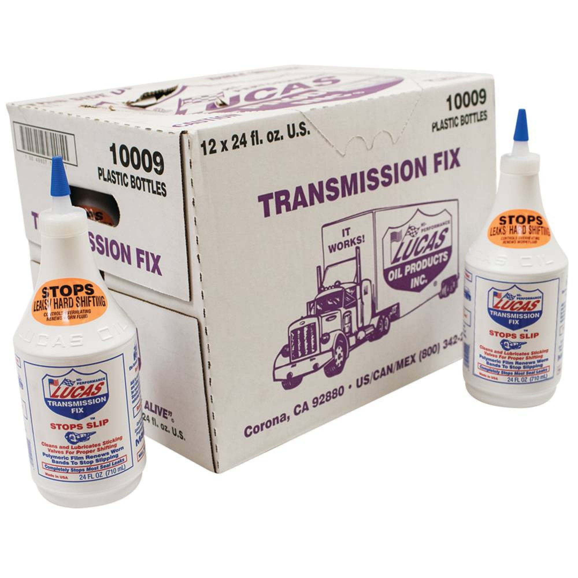 Lucas Oil Transmission Fix Treatment Fluid, 12 Bottles/24 oz Case ...