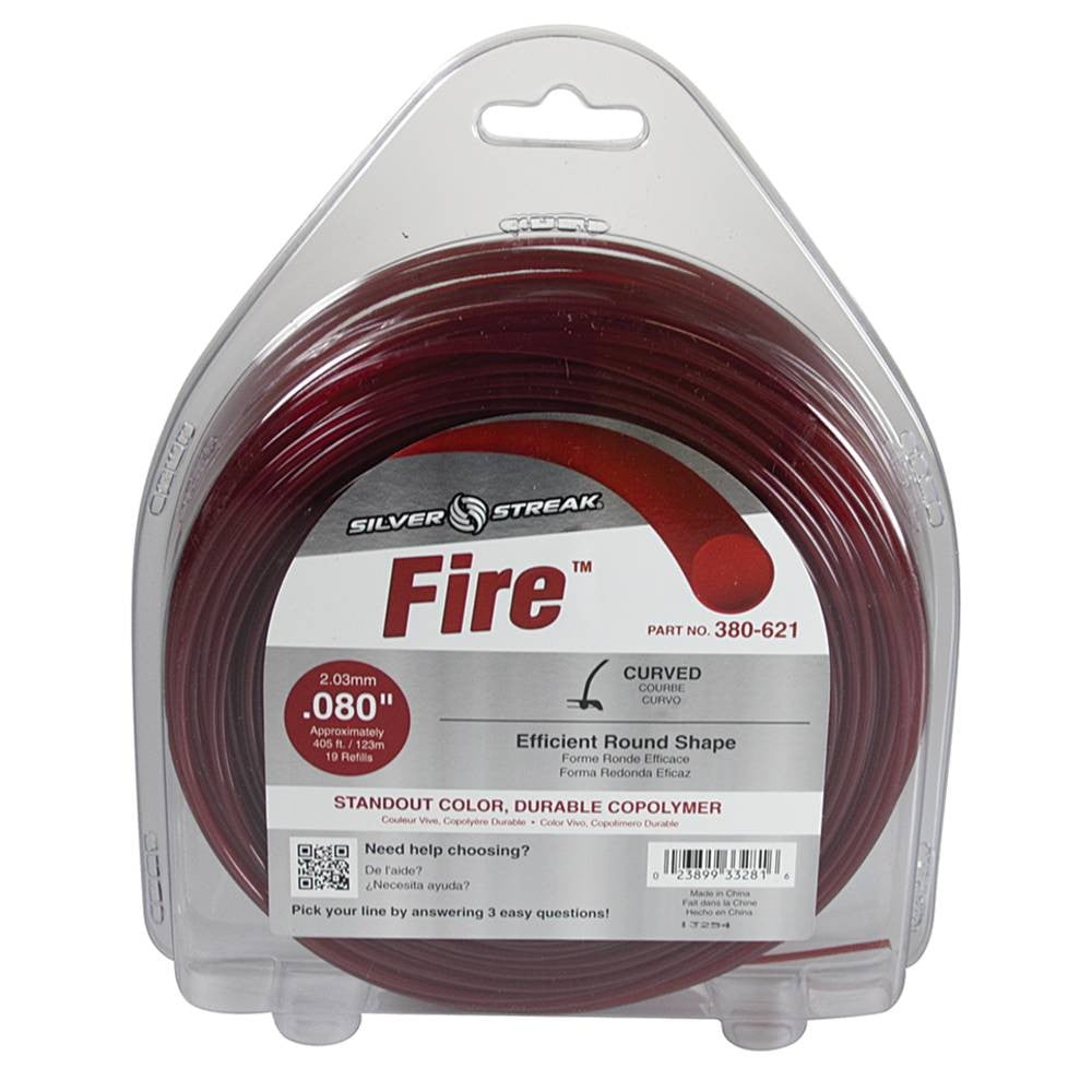 New Stens Silver Streak Fire Trimmer Line for .080 1 lb. Donut, 380-621 ...
