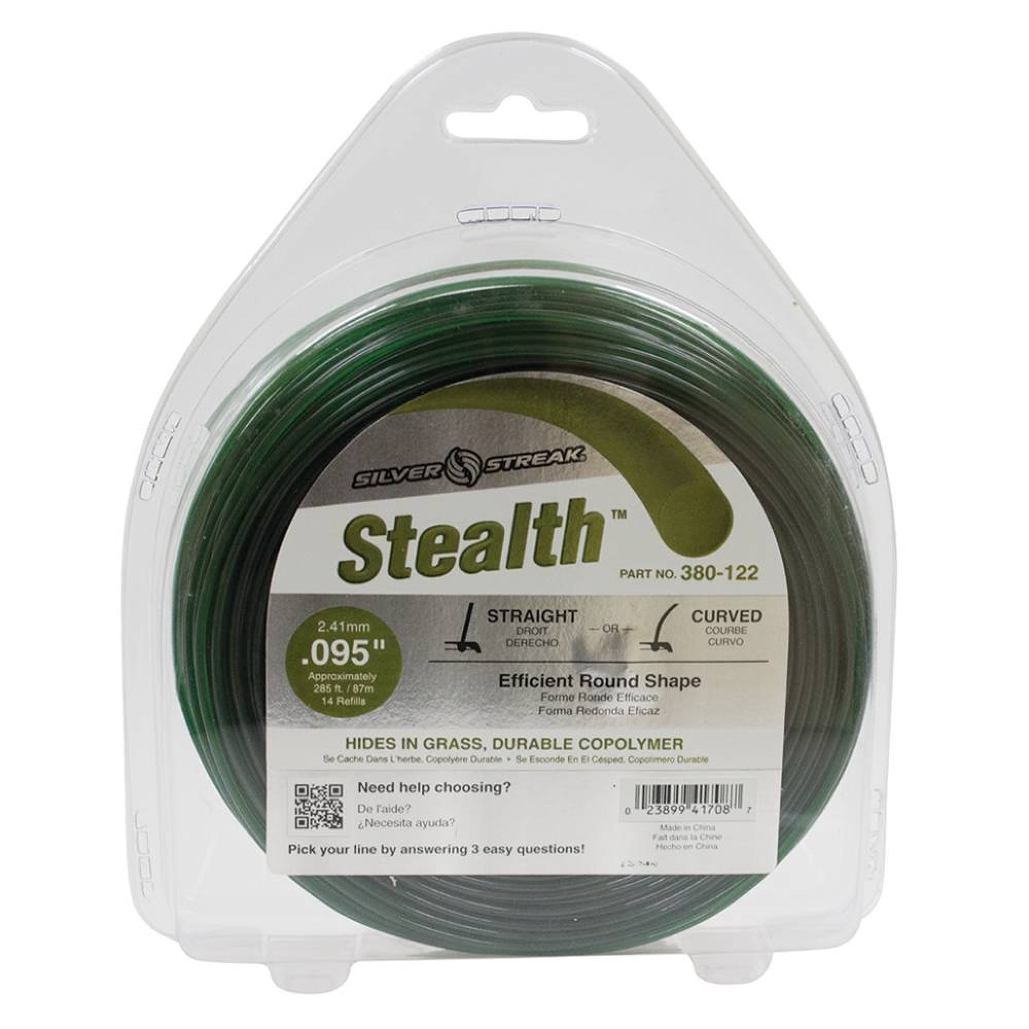 New Stens Silver Streak Stealth Trimmer Line Replaces, .095 1 lb. Donut ...