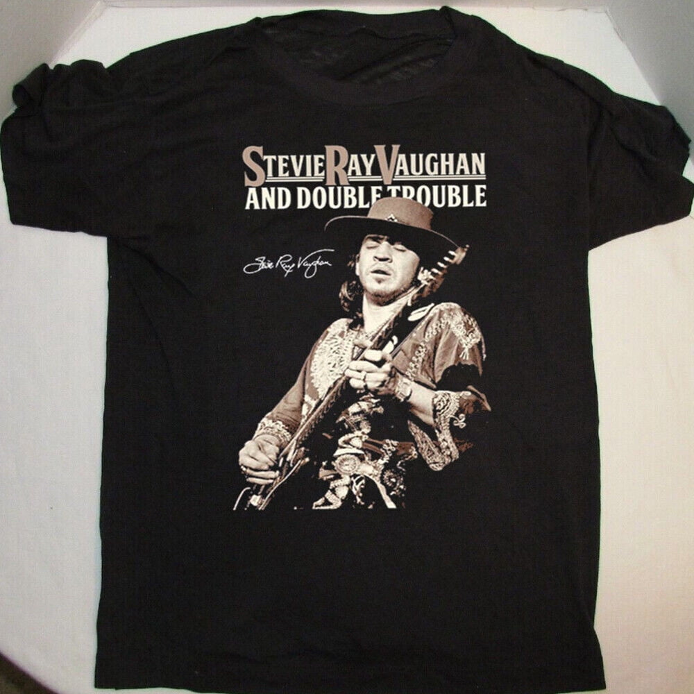 New Stevie Ray Vaughan and Double Trouble T-Shirt Hot Men S-2345XL Tee ...