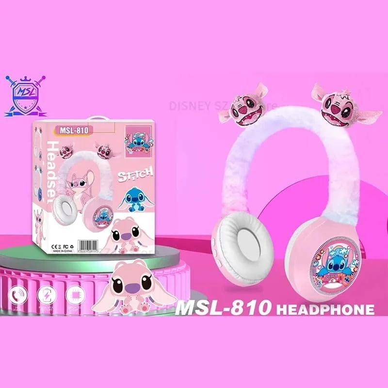 senbaida Stitch MSL-810 Over-Ear Wireless Headsets, StitchPink ...