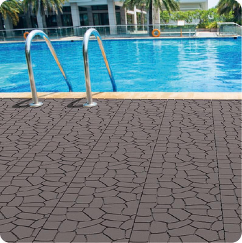 New Stone texture 12" Patio Deck Tiles, DIY Module Interlocking Decking ...