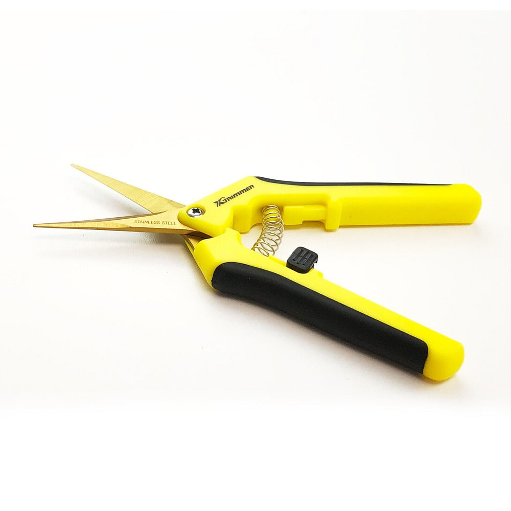 New Straight Blade Trimming Scissors Stainless Steel Gardening Plant ...