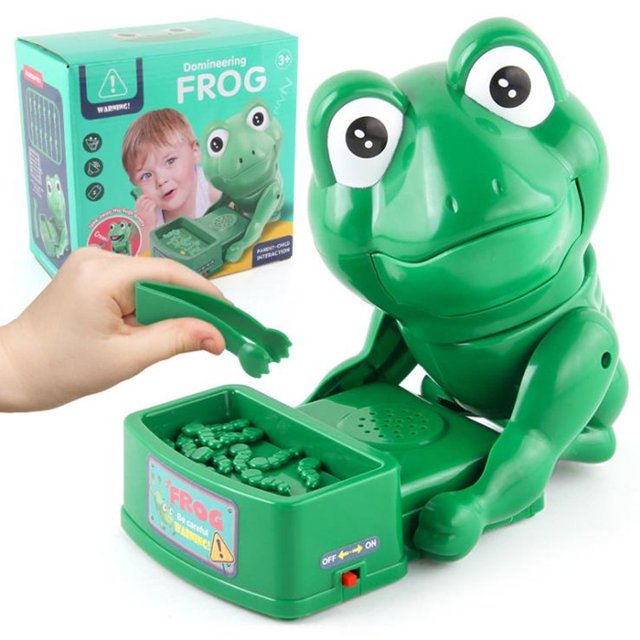 New Strange Kuso Decompression Toy Stealing Bone Bite Hand Frog Party ...