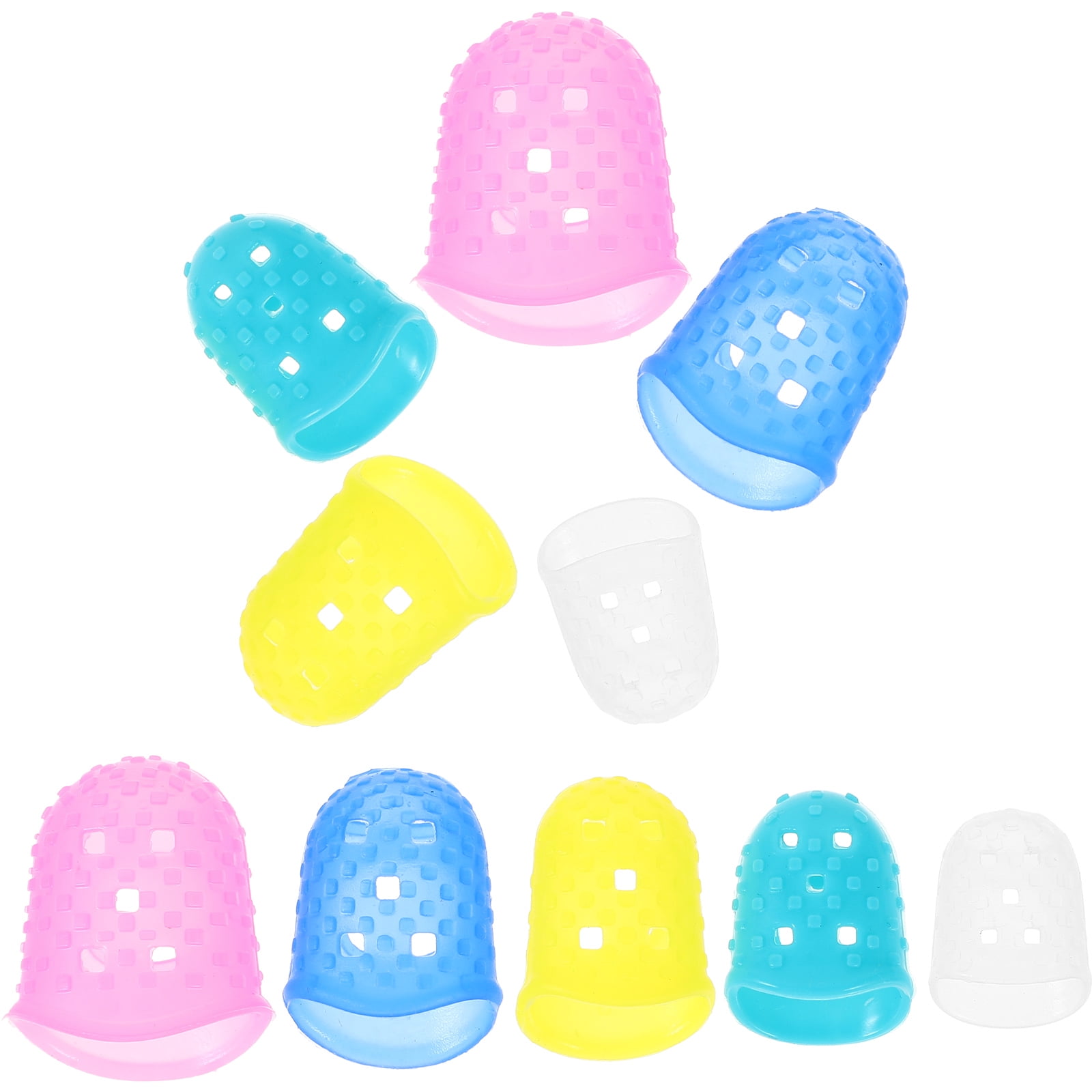 FELTECHELECTR 10Pcs Fingertip Protectors for Paperwork Finger ...