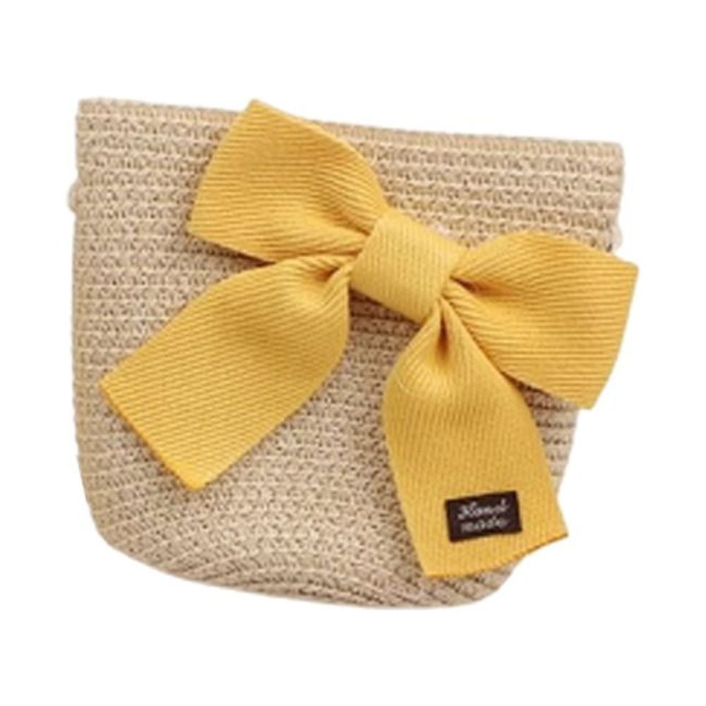 New Straw Bag Cap Set Sun Protection Baby Travel Fisherman Hat Beach ...