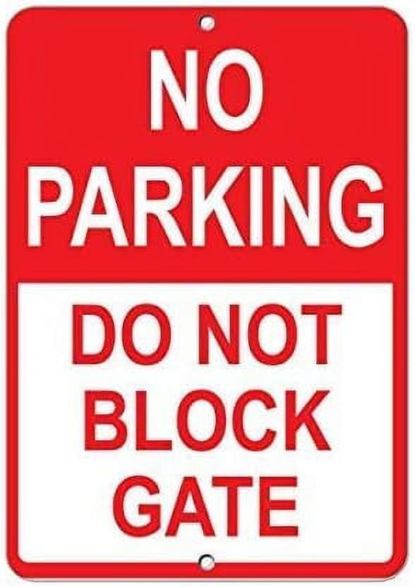 New Street Sign Warning Plaque Wall Decor DurableNo Parking Do Not ...