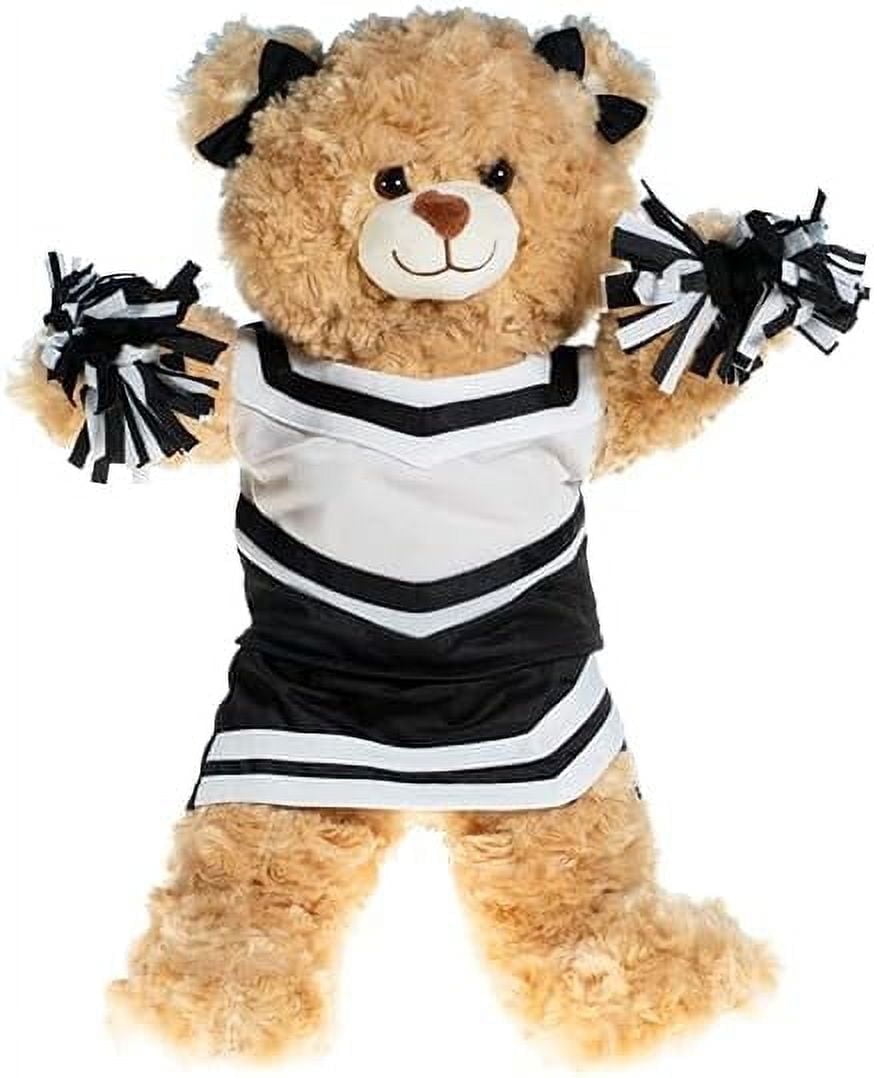 New Stuffed Animals Black & White Cheer Uniform, Cute Cheerleader ...