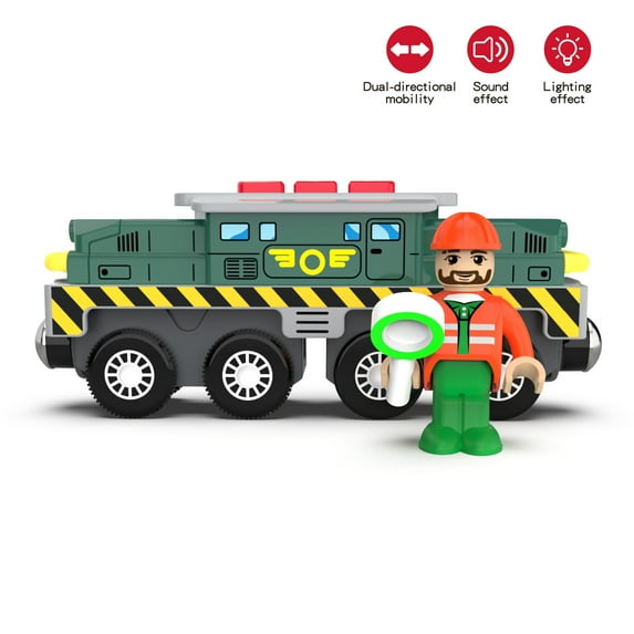 New Style Chase Electric Train Set Locomotive Magnetic Car Diecast Slot ...