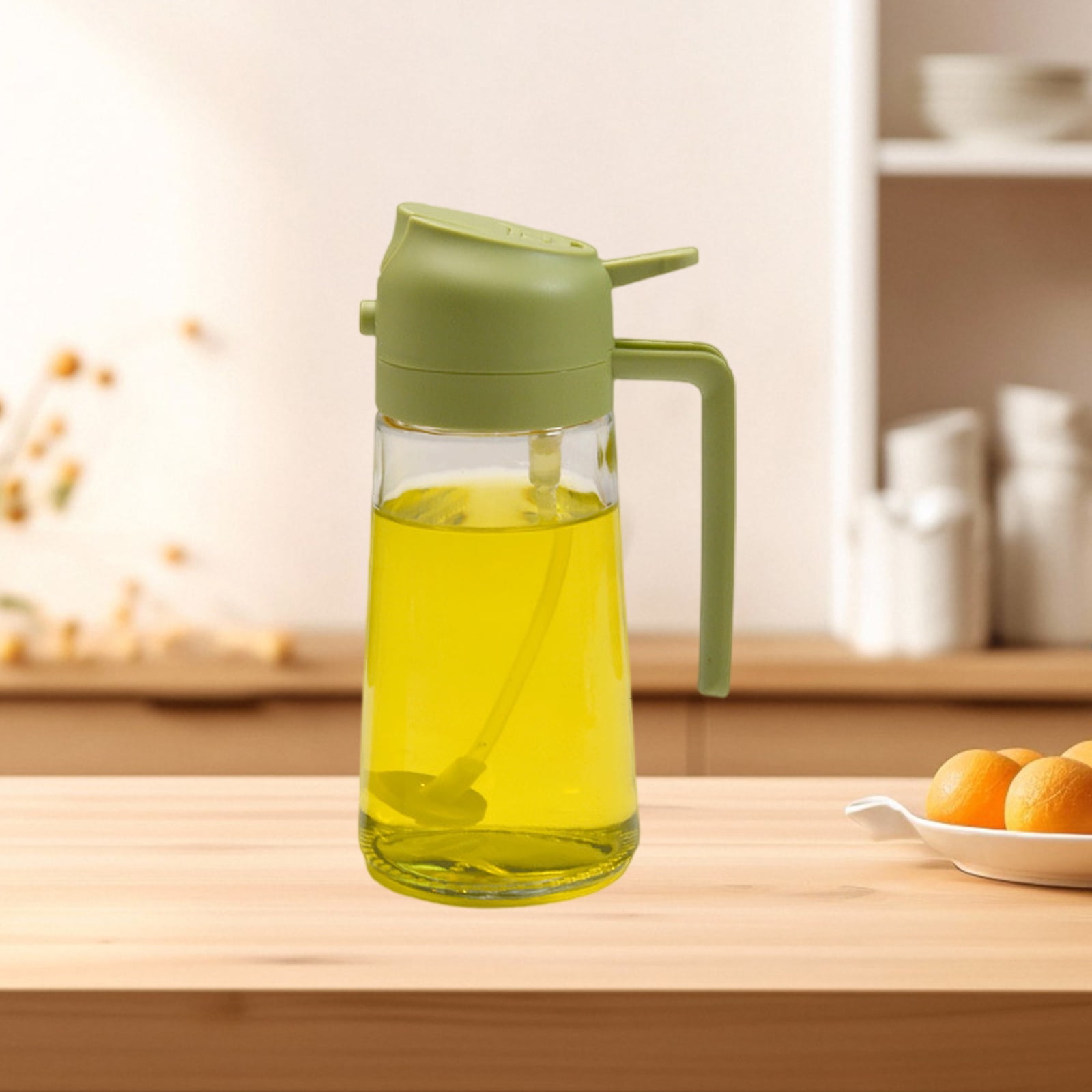 New Style Kitchen Oil Dispenser, Leak-Proof Glass Oil Bottle Olive Oil ...