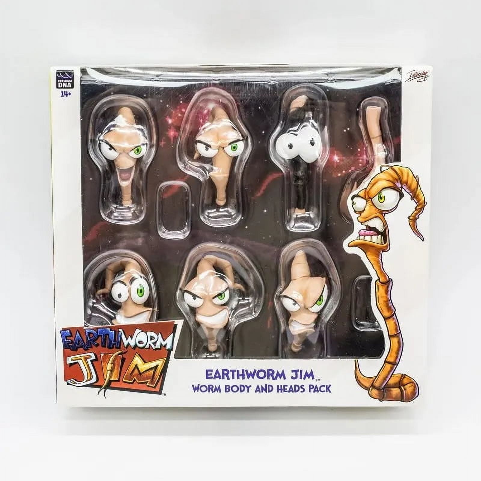New Style PDNA Earthworm Jim Action Figure Psy Crow Bob The Killer ...