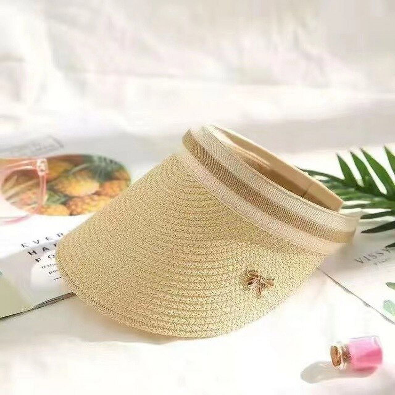 New Summer Empty Top Sun Hat Anti Uv Female Outdoor Visor Cap Casual ...