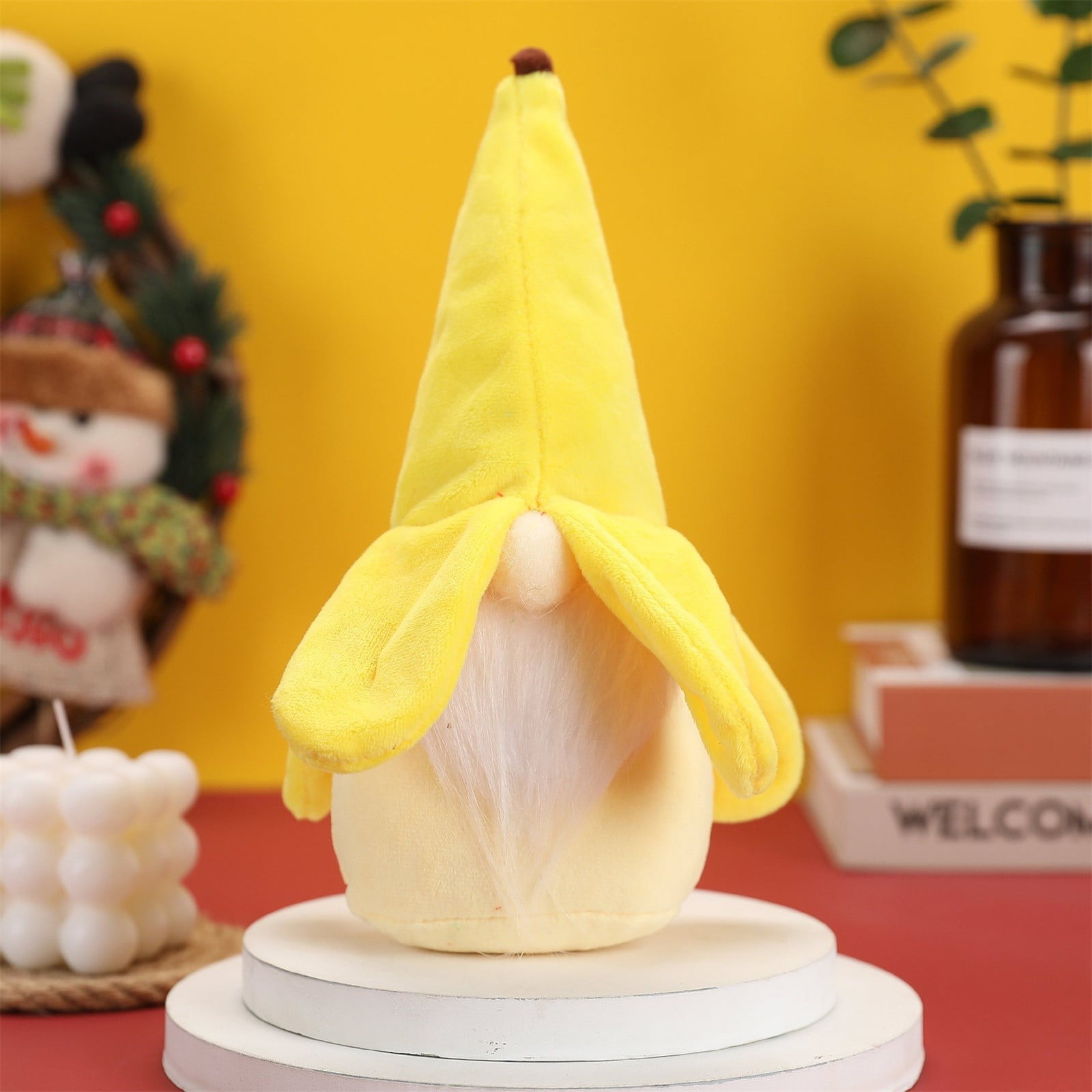 New Summer Fruit Banana No Face Man Watermelon Doll Strawberry Children ...