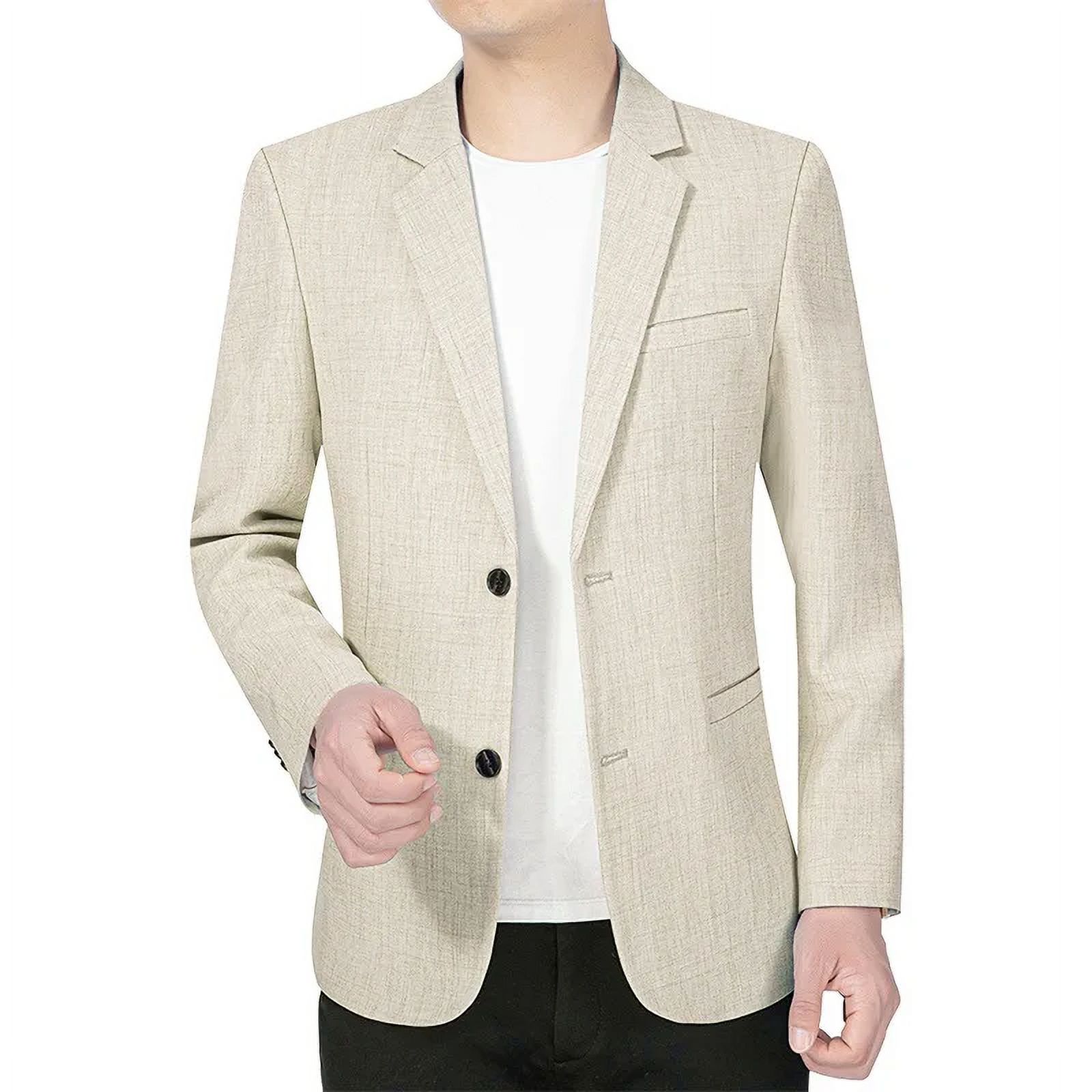 New Summer Man Thin Blazers Suits Jackets Solid Formal Wear Business ...