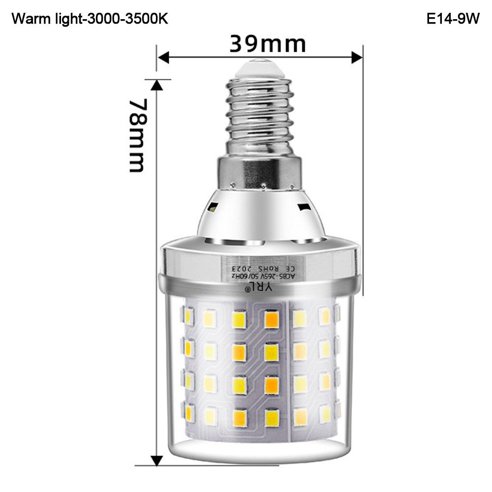 New Suspended Ceiling E27 E14 B22 B15 E26 E12 220V Warm Light Ultra Bright LED Lamp Bulb Corn ...