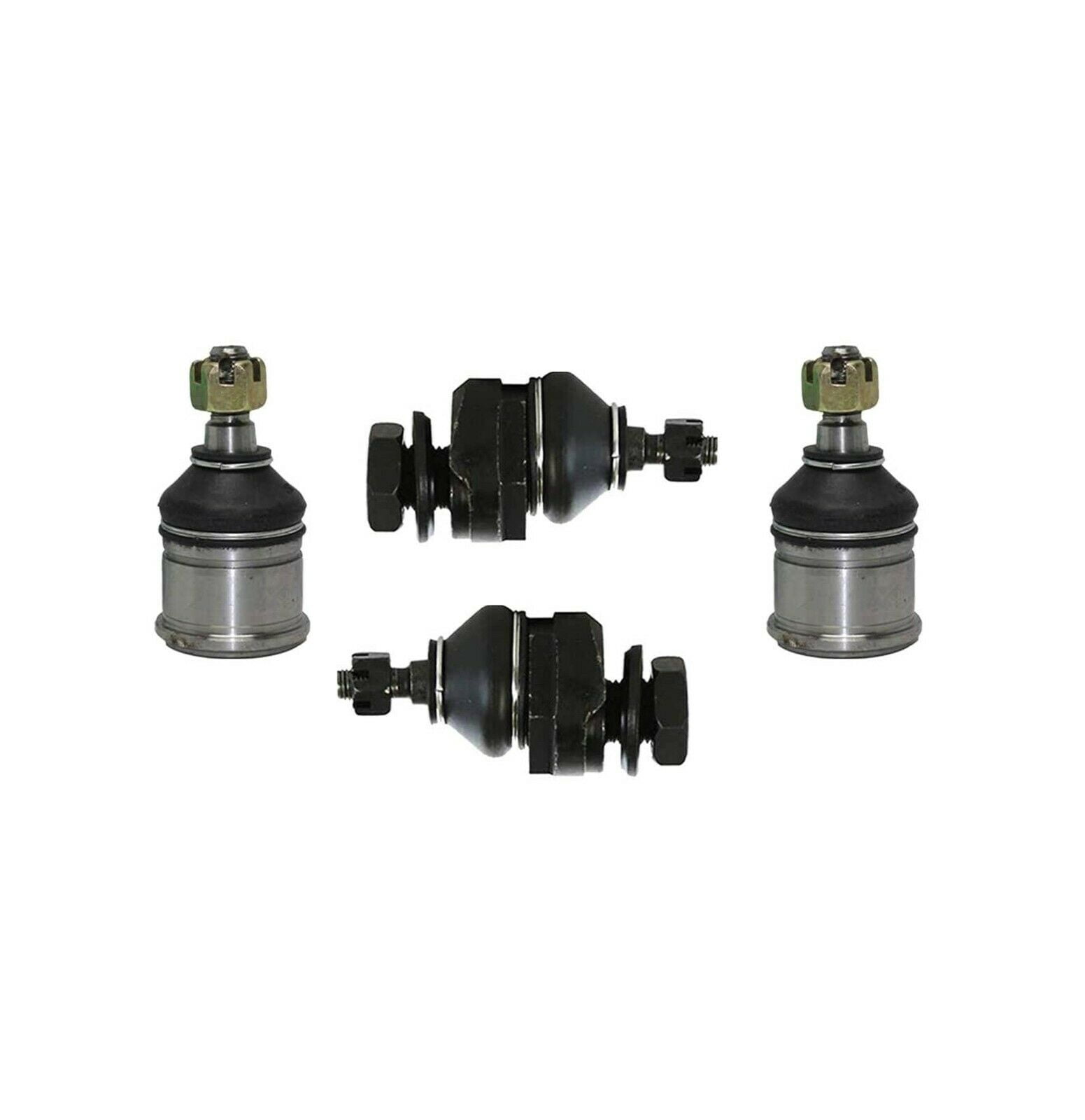 New Suspension Kit 2 Front Upper ADJUSTABLE Ball Joints + 2 Front Lower ...