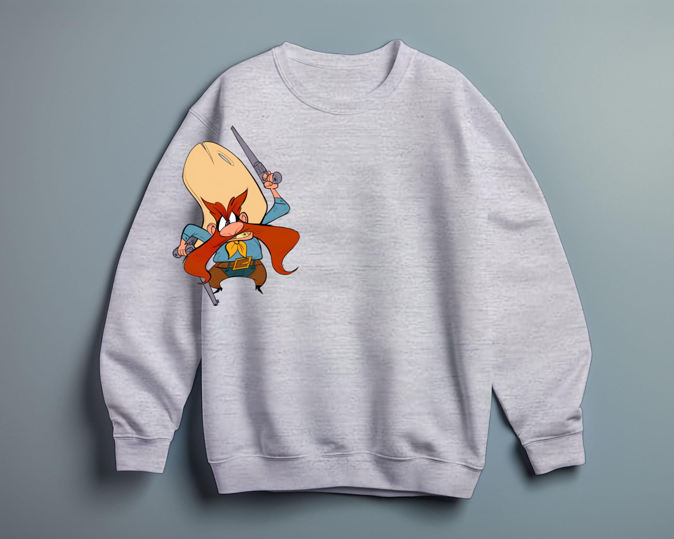 New T-Shirt Looney Tunes Yosemite Sam Outlaw - Walmart.com