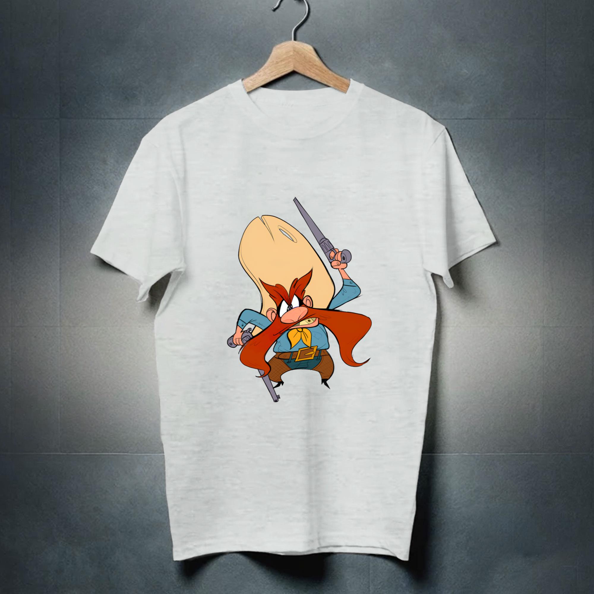 New T-Shirt Looney Tunes Yosemite Sam Outlaw - Walmart.com