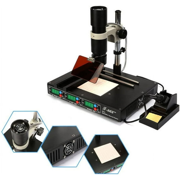 New T862++ BGA Rework Station Infrared IRDA Welder Soldering Welding ...