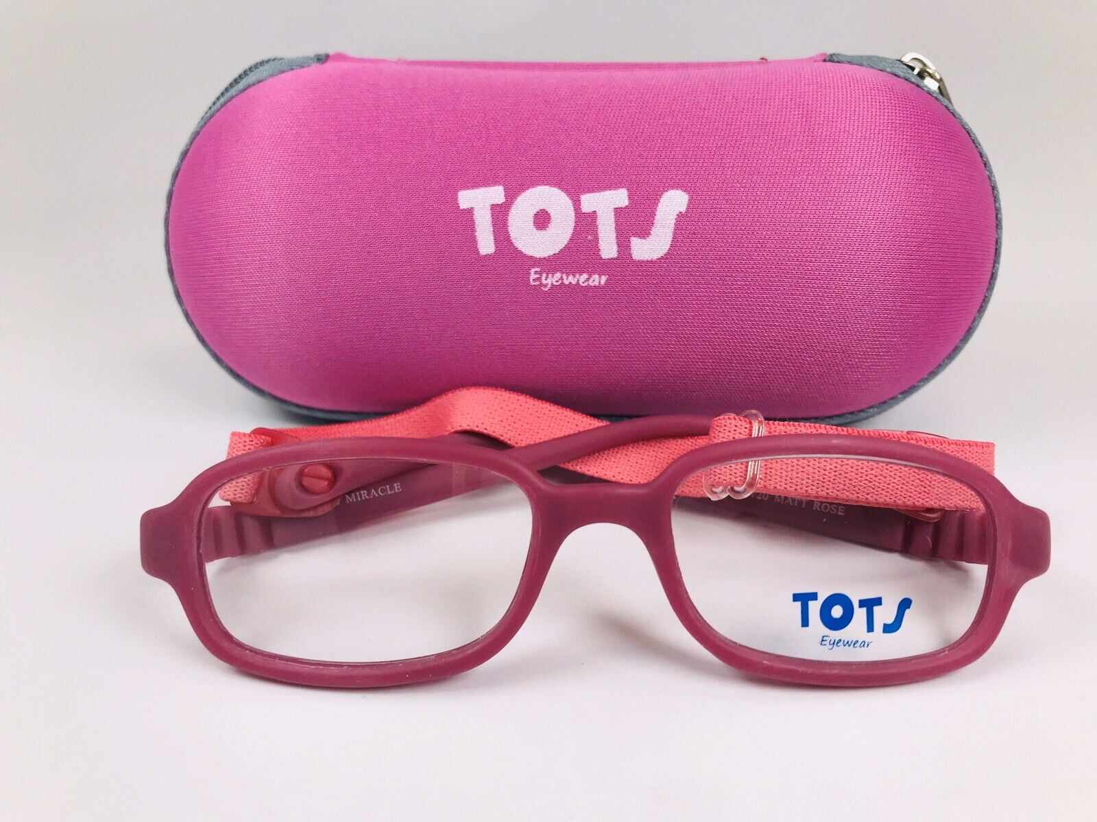 New TOTS Matte Rose MIRACLE Eyeglasses for KIDS 43mm with Case & Strap - Walmart.com