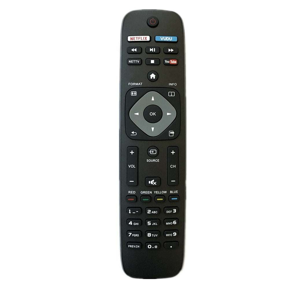 New TV Remote Control For All Philips LCD LED Smart TV Netflix Vudu ...
