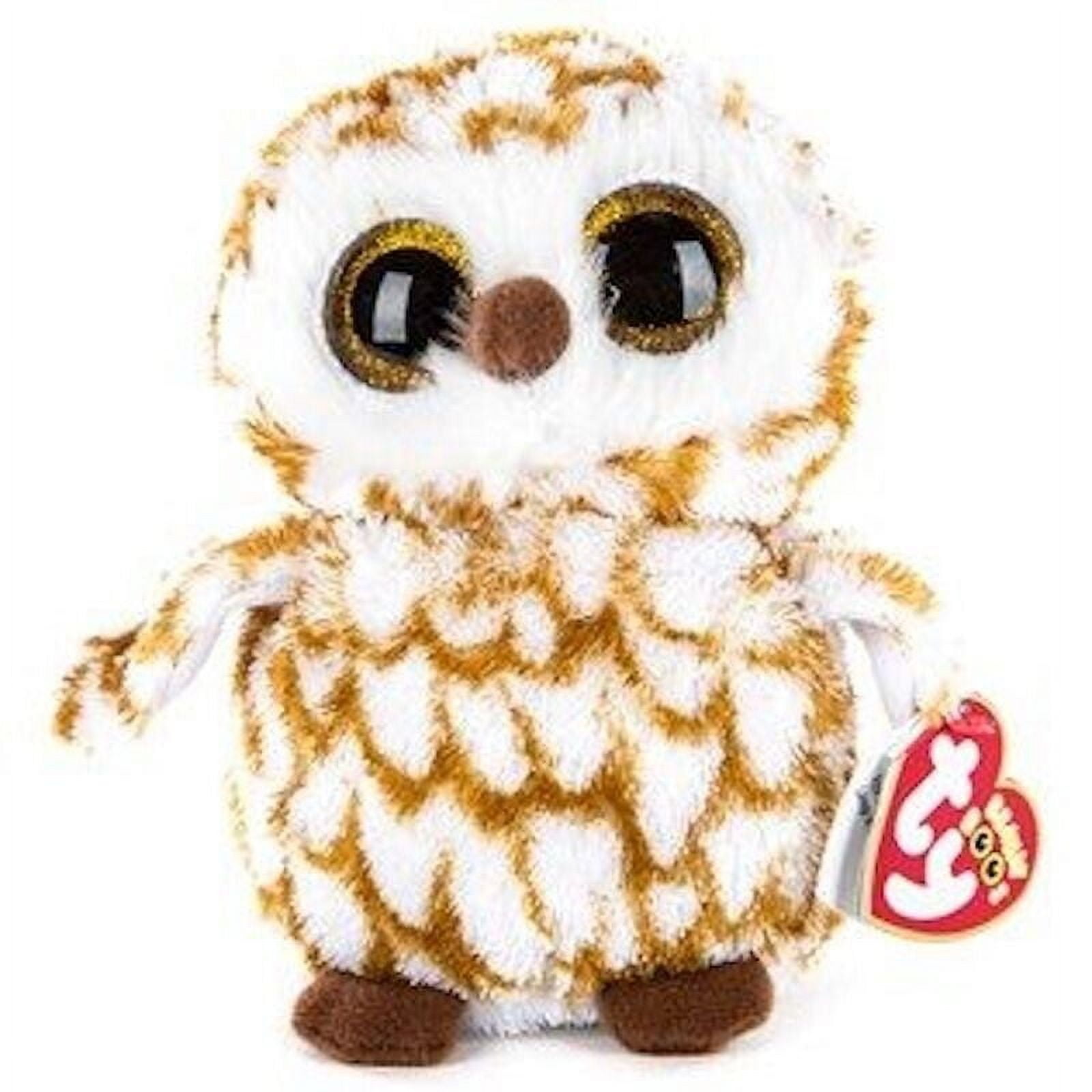 New TY Beanie Boos -Swoops Brown Owl (Glitter Eyes) Small 6" Plush ...