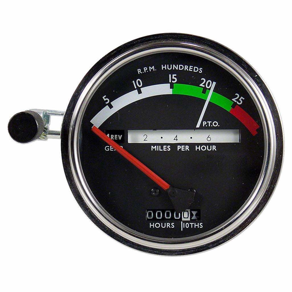 New Tachometer Fits John Deere Tractor 2510 2520 3020 4020 Red Needle ...